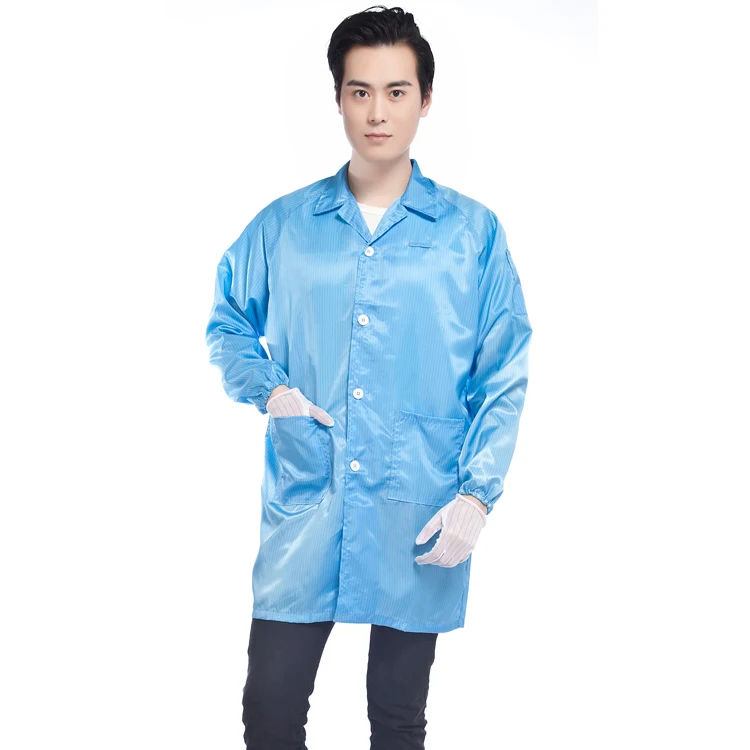 Anti-static Lab Coat - ESD Smock Suit Gown Long Sleeve