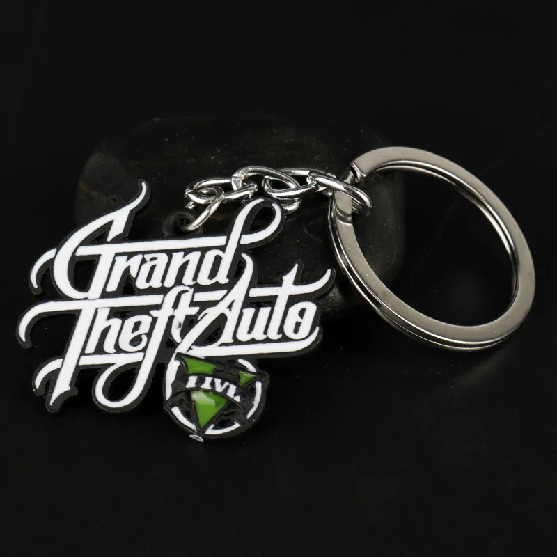 Gta 5 Keychain Grand Theft Auto V Keychains For Fans Ps4 Xbox Pc ...