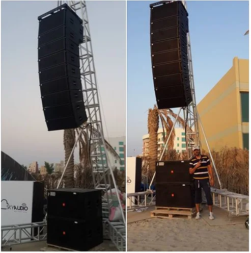 Big Outdoor Sound System \cvr Line Array +sound And Light Truss System ...