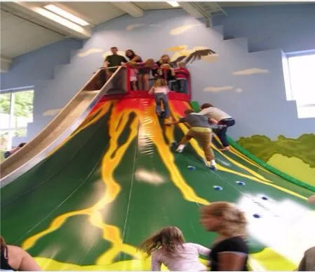 Cheer Amusement Indoor Climbing Most Fun Volcano Slide For Kids ...