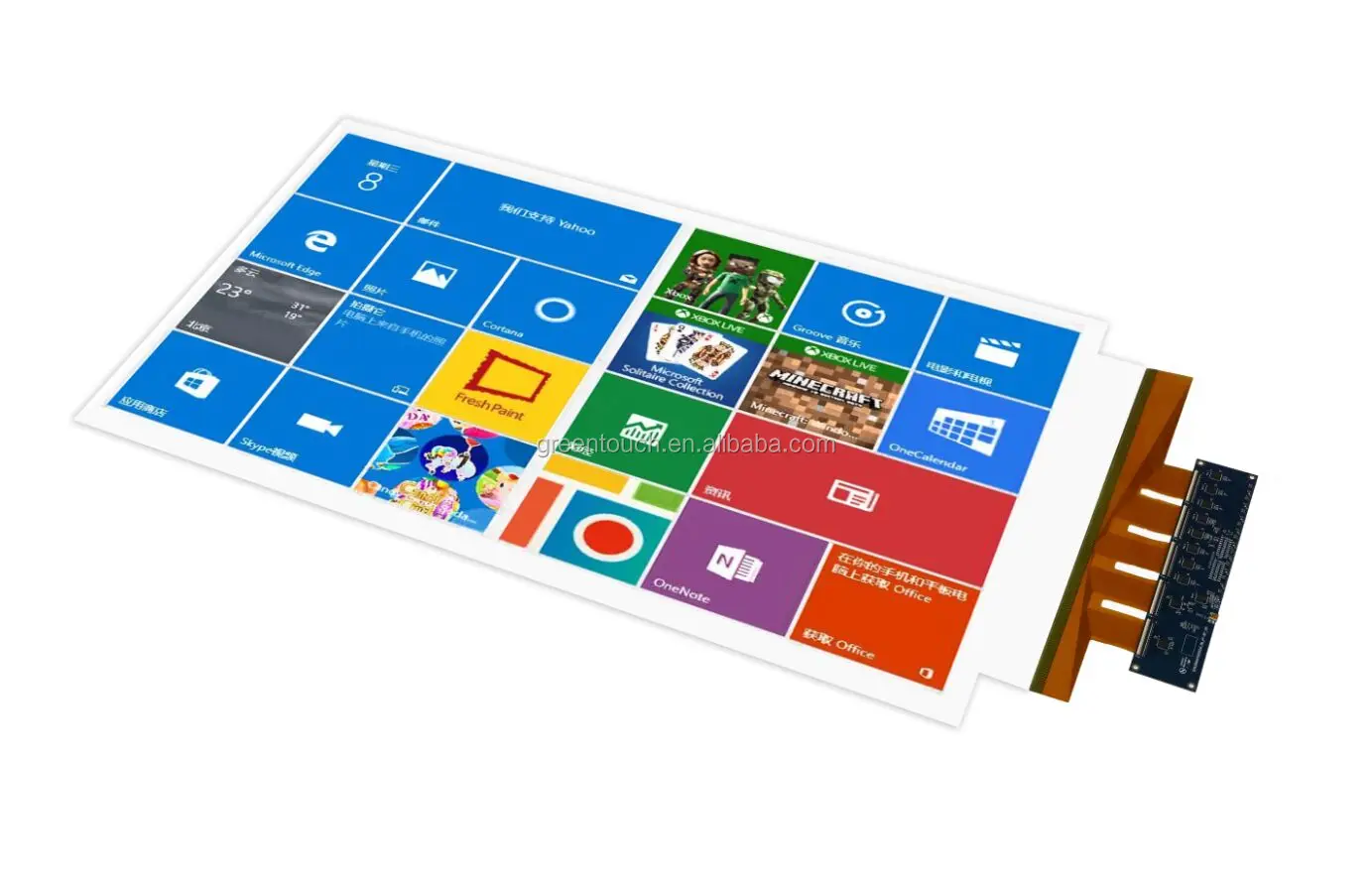 Object Recognition Touch Foil 65" - 40 Points Capacitive Touch Screen ...