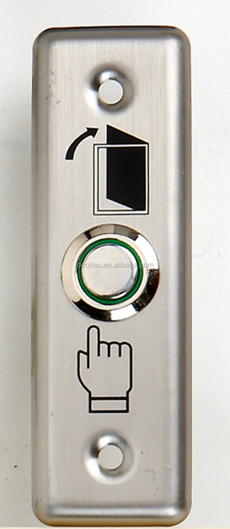 Stainless Small Steel Push Button Switch For Automatic Door Control ...