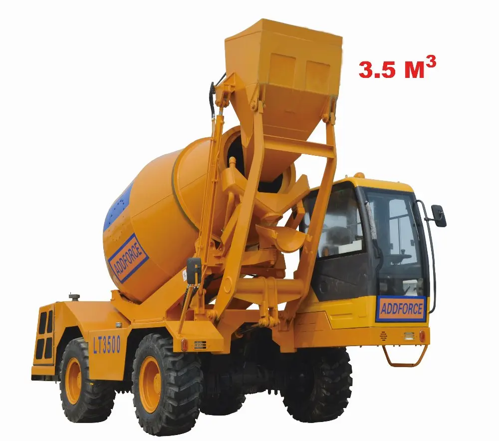 Front Shovel Self Loading Concrete Mixer - Buy Self Loading Mixer,Self ...