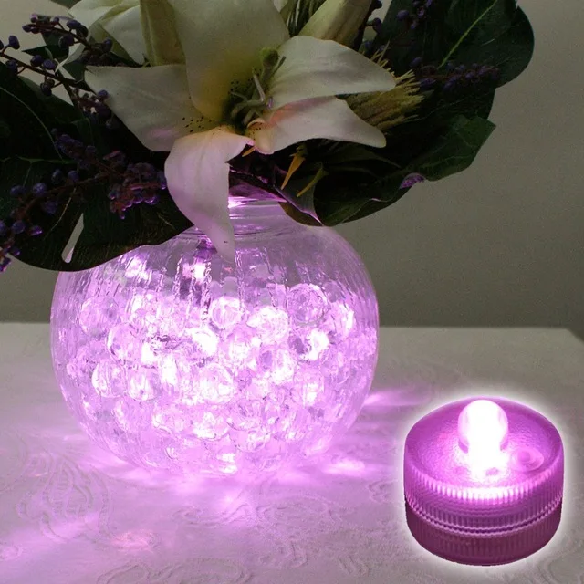 Super Bright White Submersible Mini Led Tea Lights For Party Supplies ...