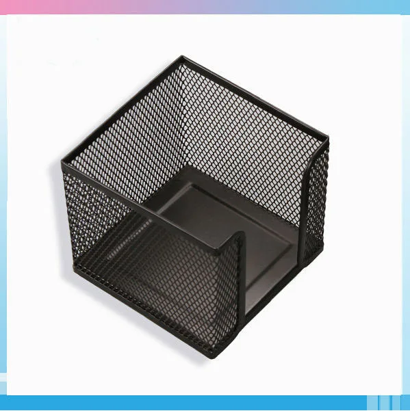 Desk Supplies Metal Mesh Memo Holder Postcard Clip Metal Storage Box ...