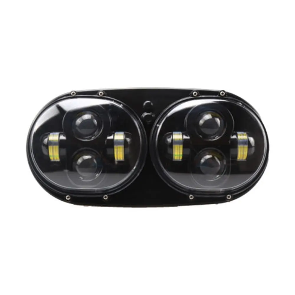 Twin Headlights 7 Inch*2 High/low Beam Motorcycle Led Dual Light For ...