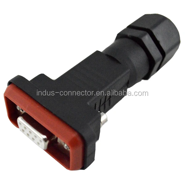 Assembly Waterproof Db9 Male Connector Ip67 - Buy Db9 Male Connector ...