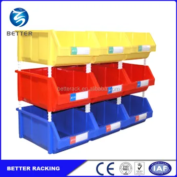 Cheap Industrial Warehouse Storage Plastic Stacking Bin - Buy Stacking ...