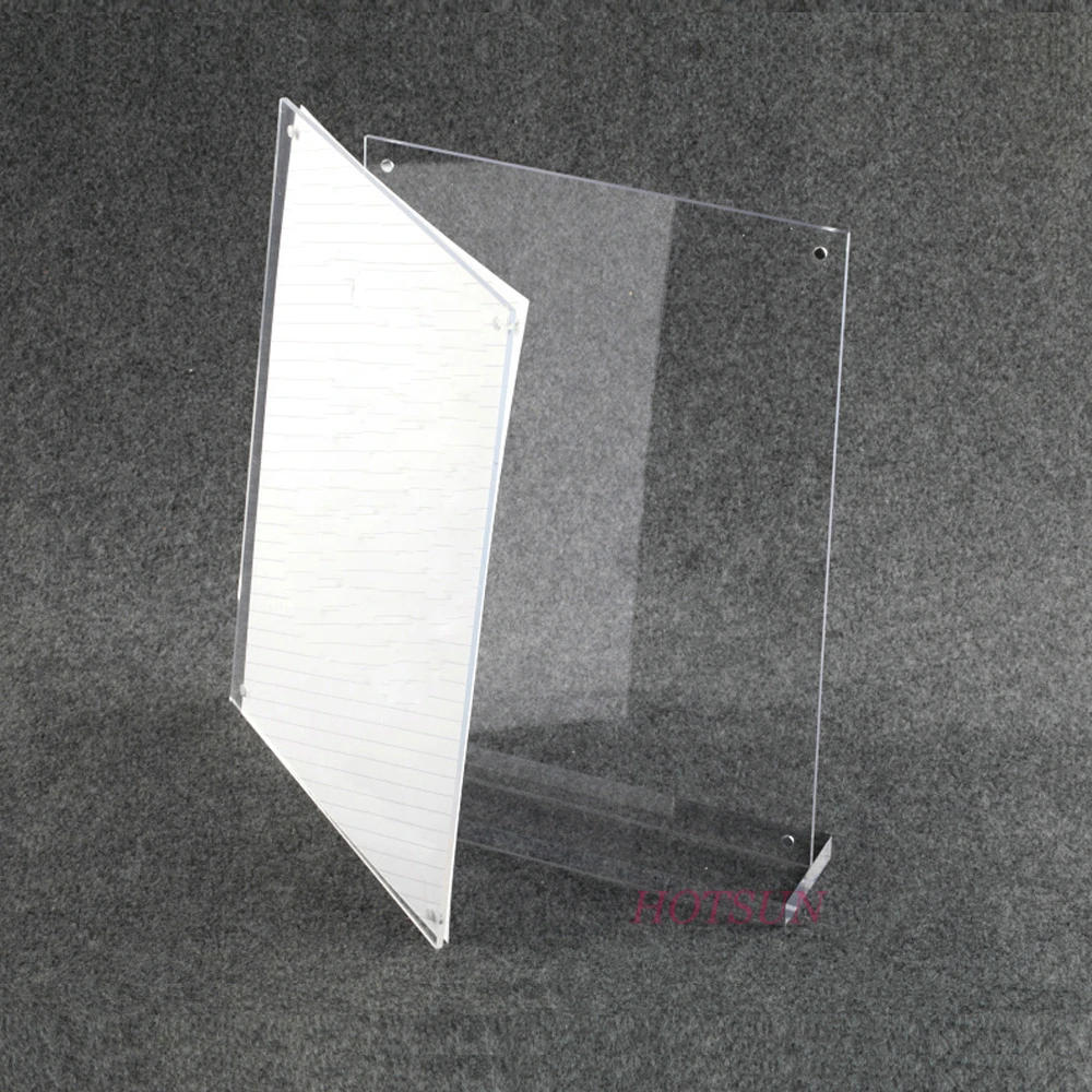 Wholesale A5 Flip Menu Stand - Plexiglass Menu Display