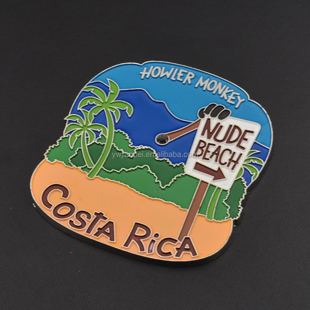 Costa Rica Tourist Souvenirs - Gift Enamel Fridge Magnets
