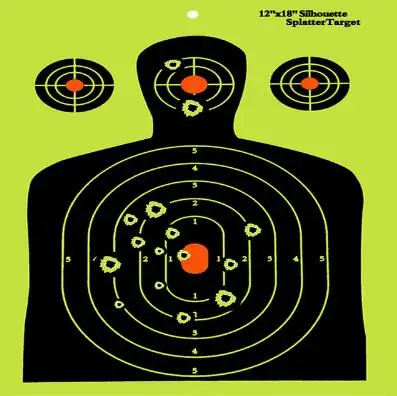 12"x18" Splatter Shooting Target 2.0 Tactical Metal Steel Slingshot ...
