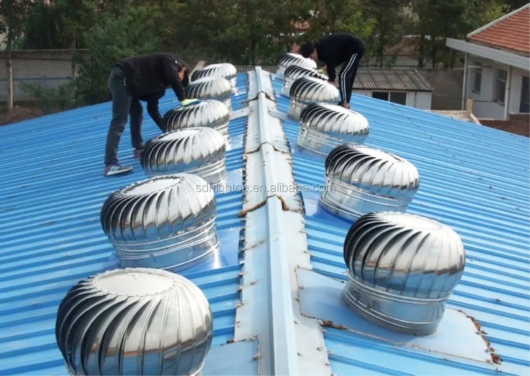 China Roof extractor fan wind driven turbine air ventilator roof fan ...