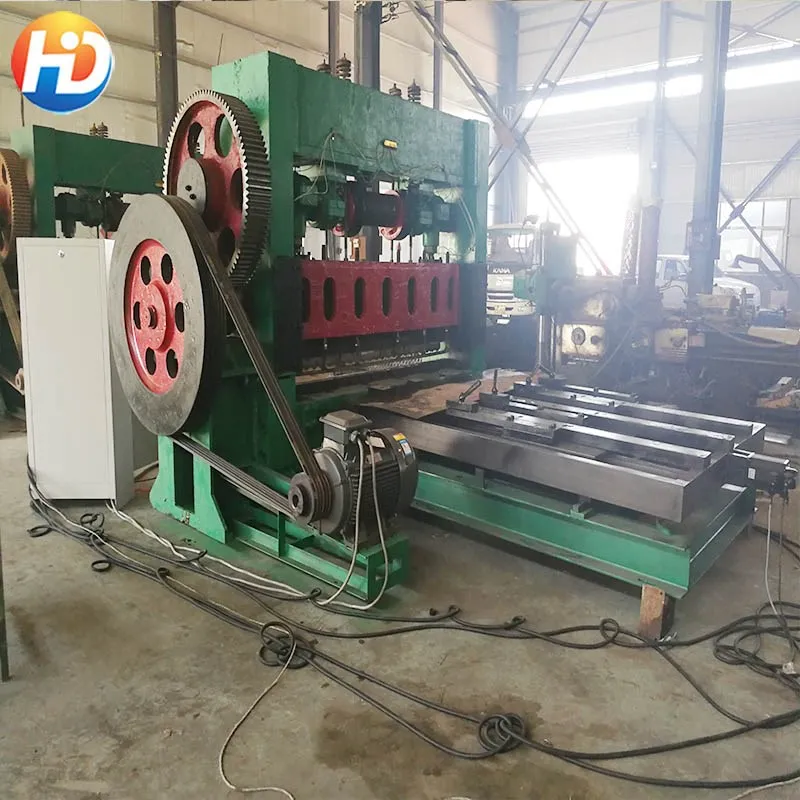 CNC Diamond Hole Press Expanded Metal Mesh Machine - Automatic Control ...