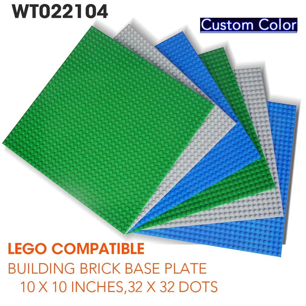 Plastic Abs Bulk Building Bricks Compatible With Legos Blocks Base ...