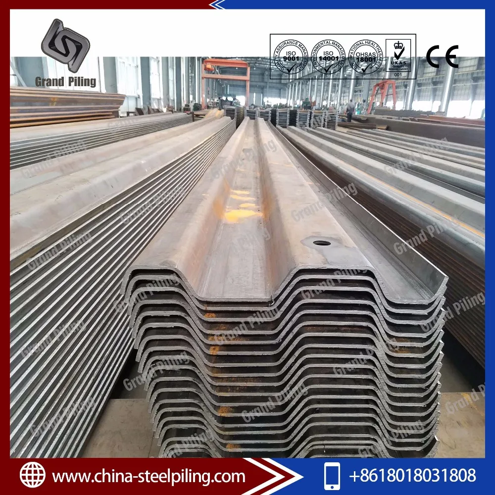 S235 S355 Overlapping And Interlocking Trench Sheet - Buy Trench Sheet ...
