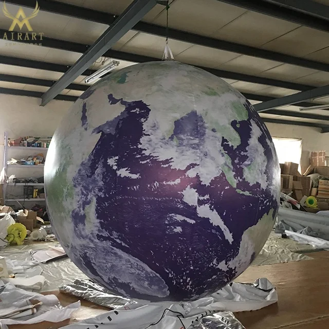 Mysterious Earth Balloon - Customizable Inflatable Globe