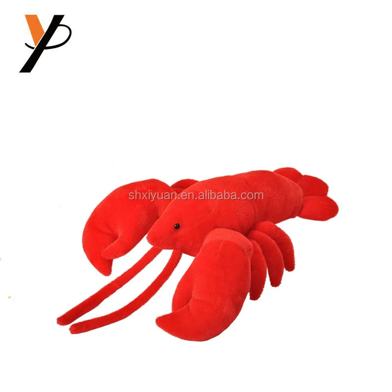 Realistic Fresh Red Lobster Toy Stuff Plush Red Spiny Lobster - Buy Red ...