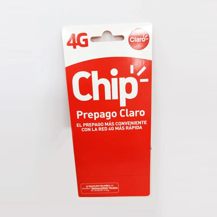 Custom Printing 5G SIM Card Packaging Sleeve - ZFGB060