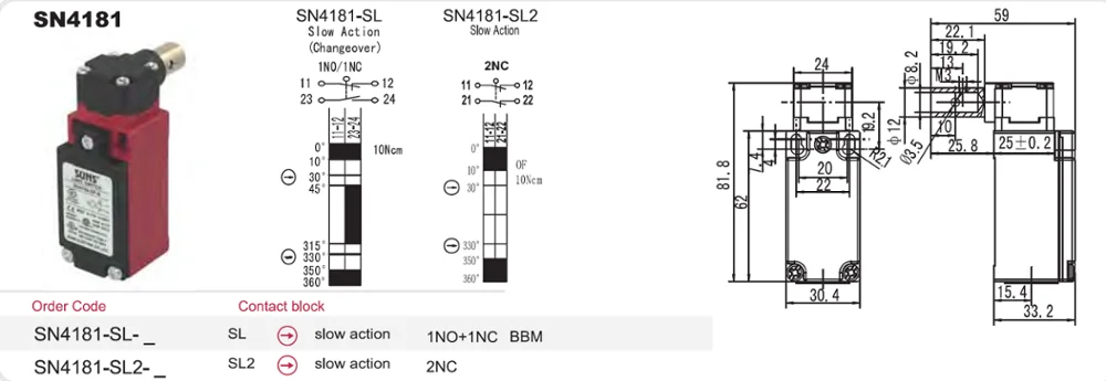 Hinges with Electrical Safety Switch - Secure and Reliable