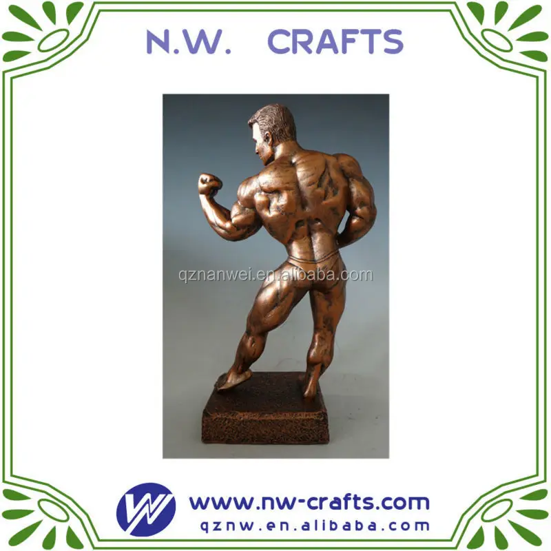 Trophy Fitness Model Bodybuilding Statue - Buy Bodybuilding Statue ...