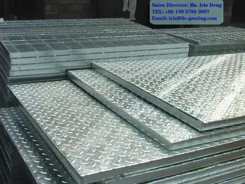 Checkered Plate Steel Grating - Buy Checkered Plate Steel Grating ...