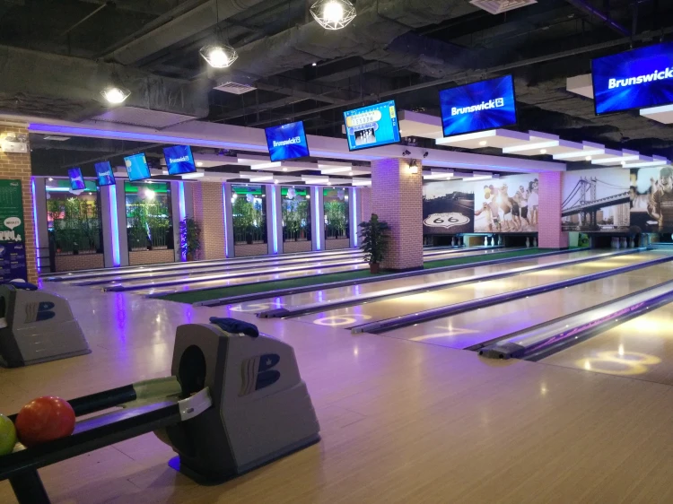 Brunswick Gs98 Bowling Refurbished Equipment With Glow Synthetic ...