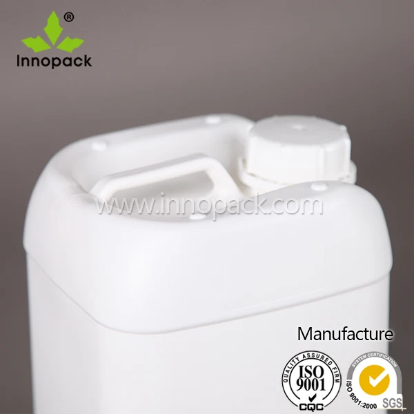 White Hdpe Plastic Pail / Oil Pail With Screw Oil Cap 10 Liter - Buy ...