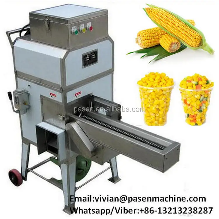 SUS304 Sweet Corn Fresh Corn Seed Cutting Separating Machine/ Sweet ...