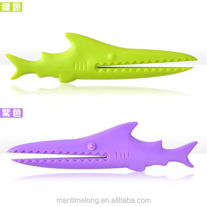 Multi-functional Shark Bag Clips Plastic Sealing Food Clip Seal Clamp ...