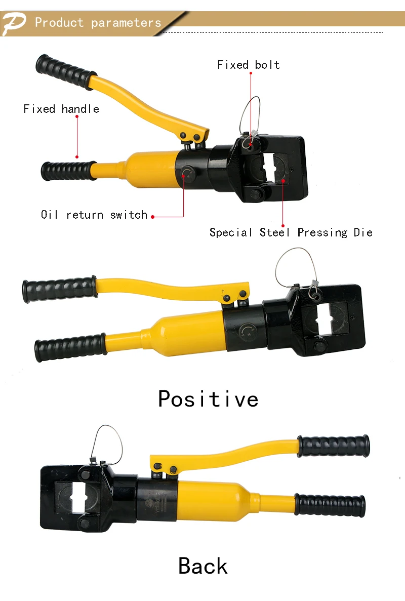 Yq-400c Hydraulic Crimping Tool Type Hydraulic Crimper Portable ...