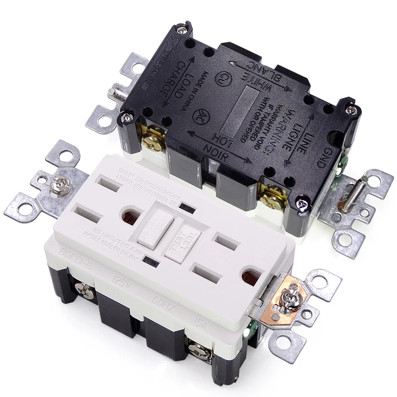 Gfci Circuit Breaker15a 125v Electrical Wall Socket Gfci Socket Small ...