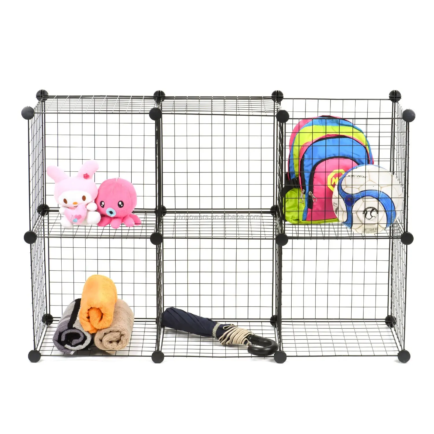 Metal Wire Cube Storage - Organize with Style & Eco-friendliness