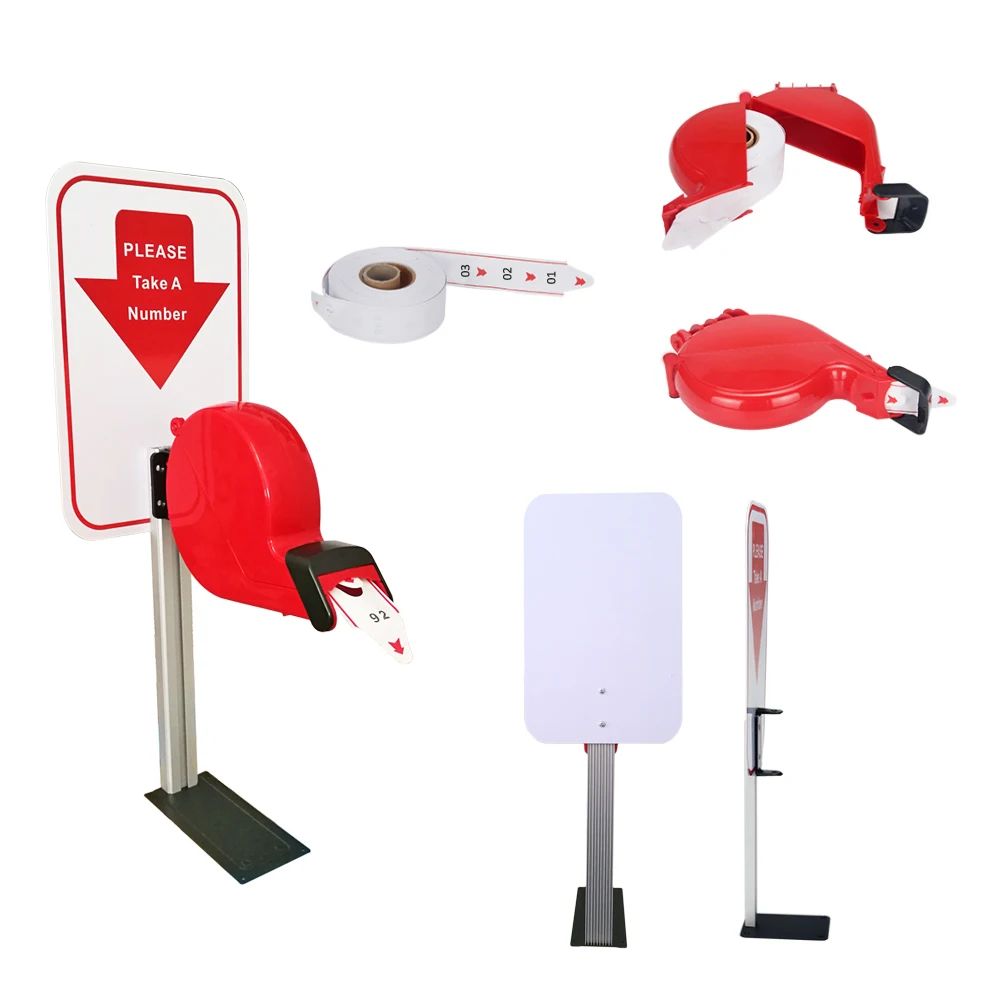 Ticket Dispenser with 2-Digit Paper Roll - Queue System