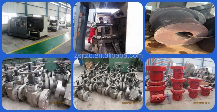 API 6A 5000 Psi Wellhead Tubing Head Spool - High Manganese Steel