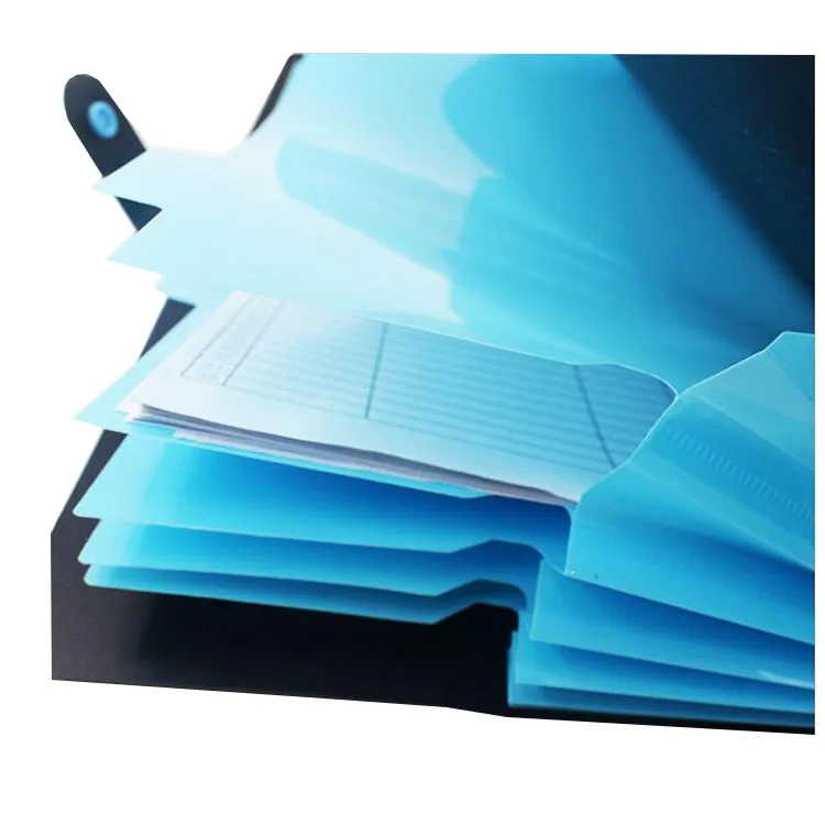 OEM ODM Reusable Office A4 Size Black Waterproof PP Plastic File Folder ...