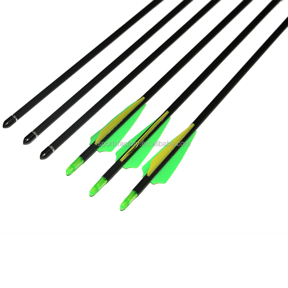 31inch Carbon Arrow Shaft Full Carbon Arrows Shooting Archery Bow And ...