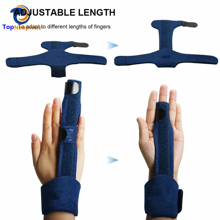 Finger Splint Malleable Metallic Hand Splint Pain Relief Finger Support ...
