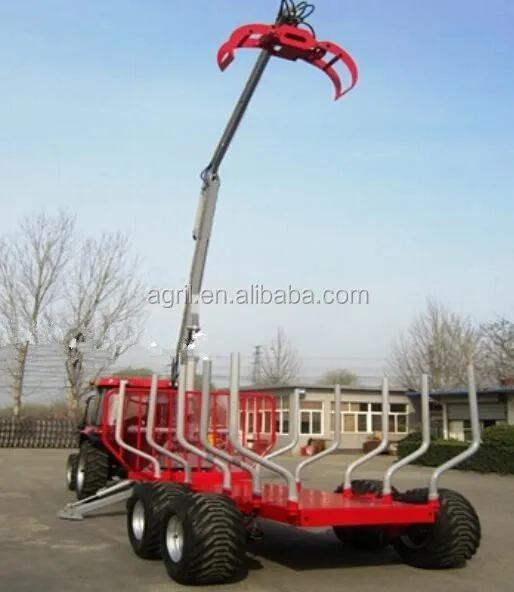 Forest Equipment Tractor PTO Hydraulic Timber Loading Trail