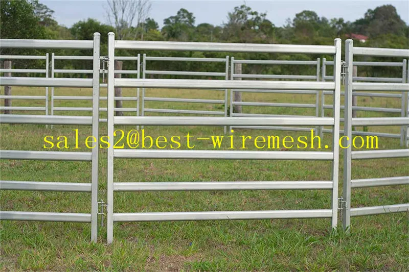 Heavy Duty 12 Ft Long 6 Ft High Used Horse Corral Panels / Cattle ...