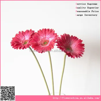Wholesale High Quality Artificial Gerbera Daisy Stem Artificial Silk ...