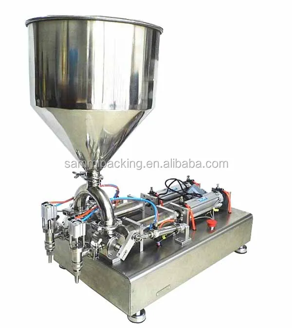 100-1000ml Salad Dressing Filling Machine,Paste Filling Machine With 2 ...