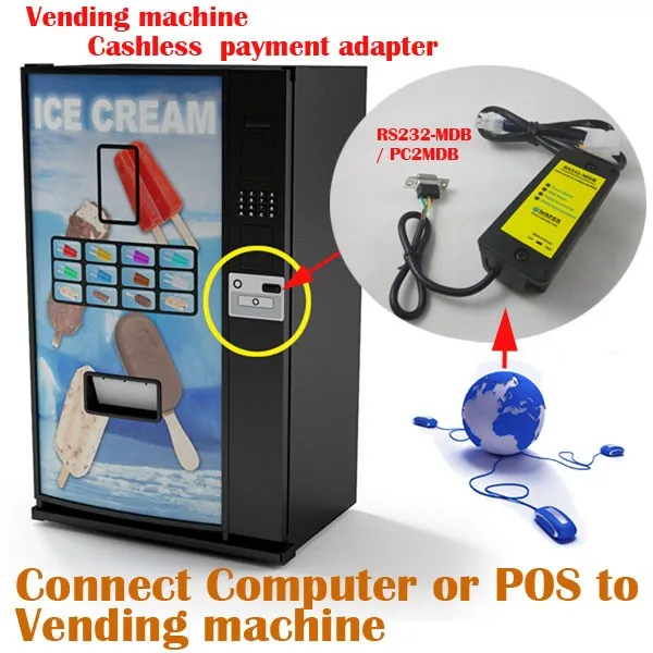 Rs232-mdb Vending Machine Cashless Payment Adapter Connect Pc To ...