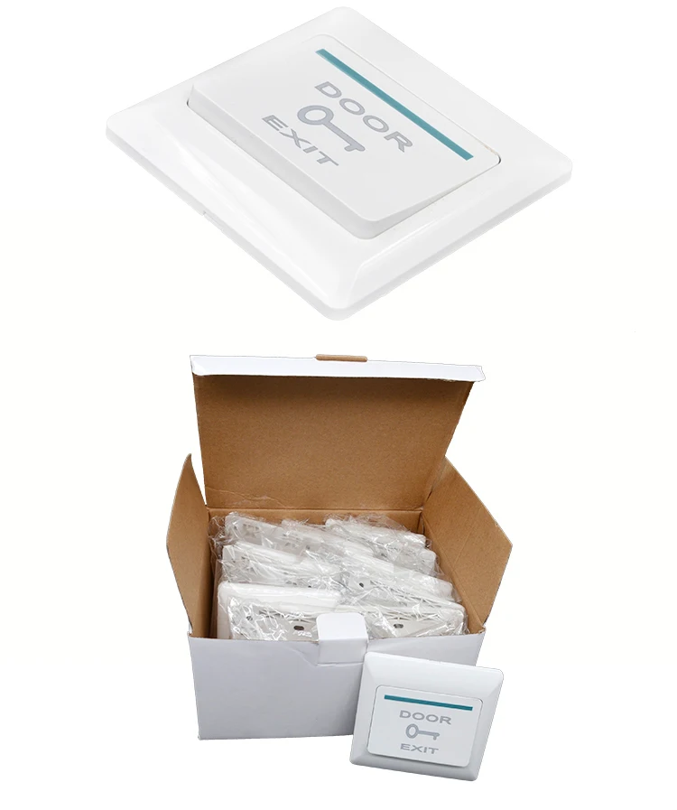 E6D Push Exit Button Door Exit Release Button for Access Control