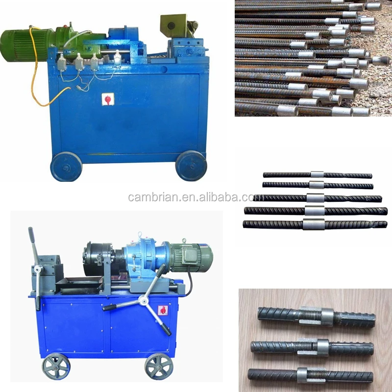 Hydraulic Rebar Tapered Thread Rolling Machine Rebar Screw Threading ...