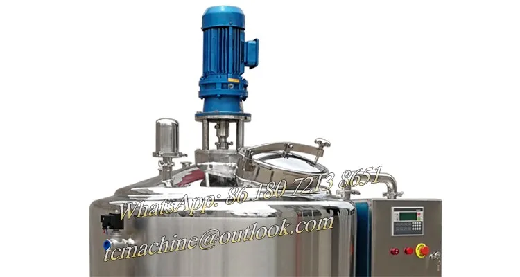 Stainless Steel Aging Tank for Ice Cream - 500L Capacity