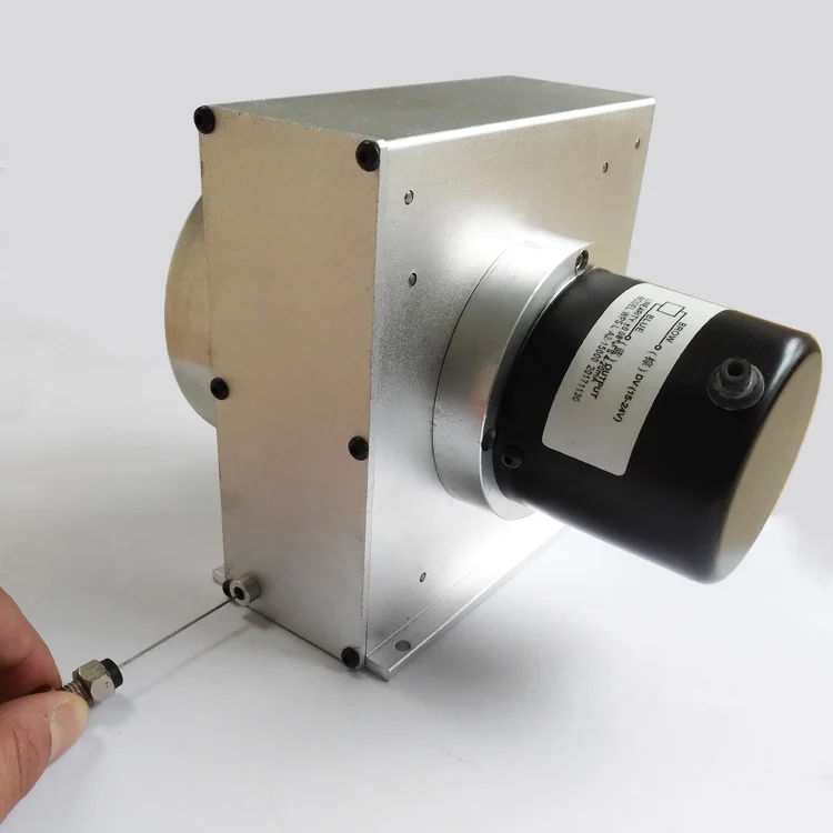 0-10V 1500mm Rope Encoder Draw Wire Length Sensor with ±0.05% Linearity ...