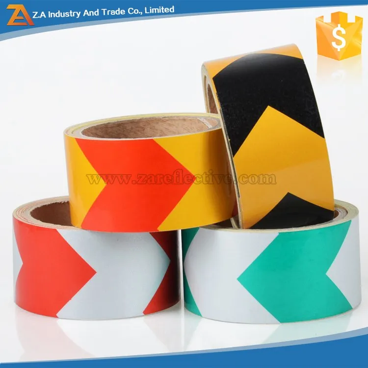 3m Reflective Chevron Hazard Warning Tape With Adhesive Style - Buy 3m ...