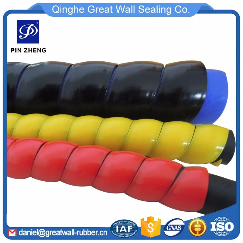 Iso Approved Plastic Spiral Hose Protection For Tube / Pipe / Hydraulic ...