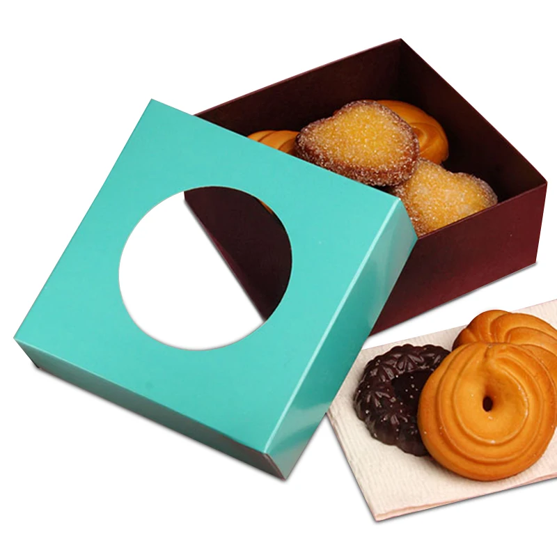 Wholesale Custom Design Oem Cookie Cardboard Paper Biscuits Box With ...