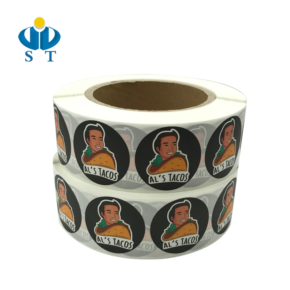 Self Adhesive 1 Inch Round Stickers,Custom Design Printing 1 Inch ...